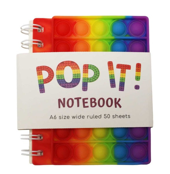 POP IT RAINBOW NOTEBOOK | Lockside Trading Company